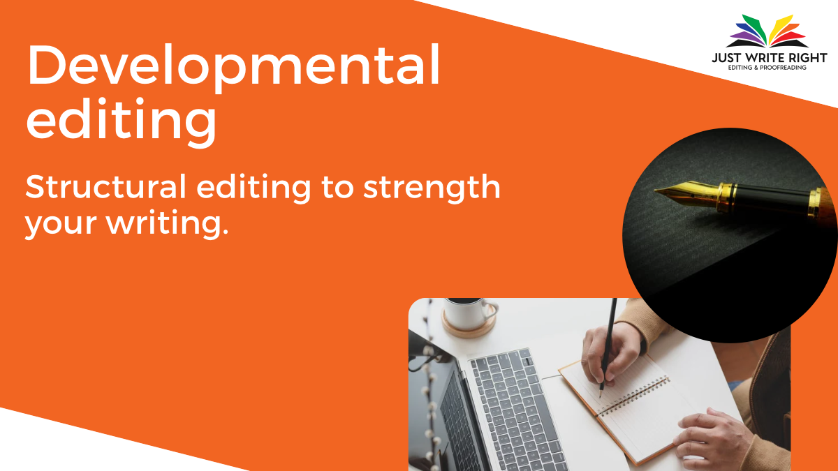 Developmental editing | Just Write Right